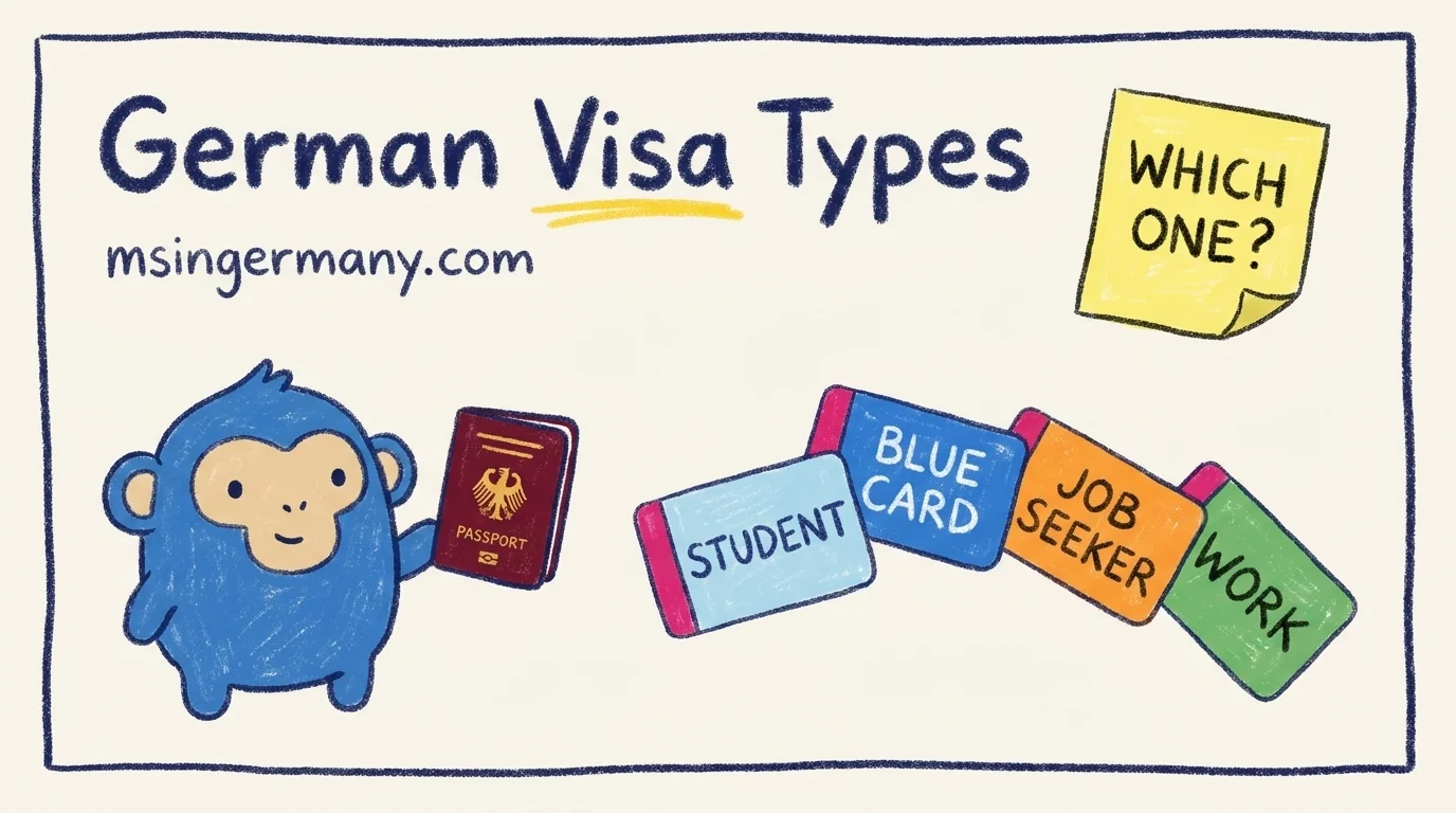German Visa Types 2026 | Complete Overview | MS in Germany