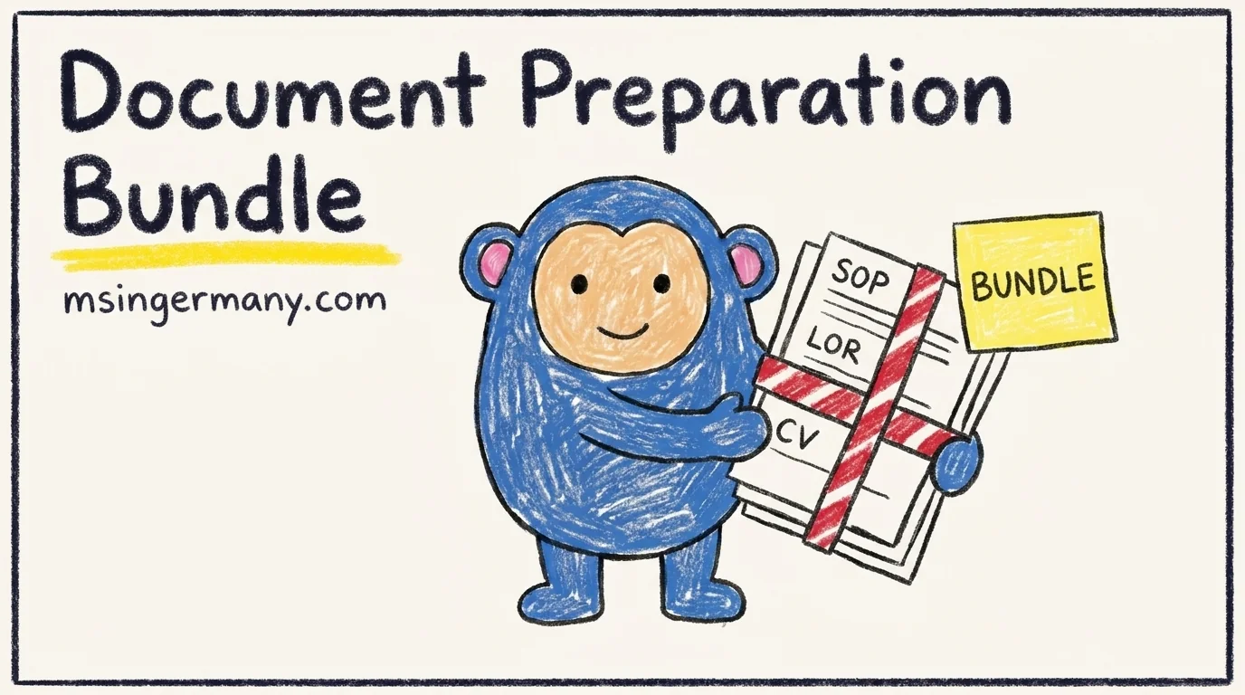 Document Preparation Bundle (SOP + 2 LORs + Europass CV) | MS in Germany